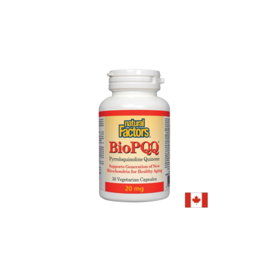 BioPQQ/ Пиролоквинолин квинон 20 mg х 30 капсули Natural Factors 068958026077 — Аптека Нове™