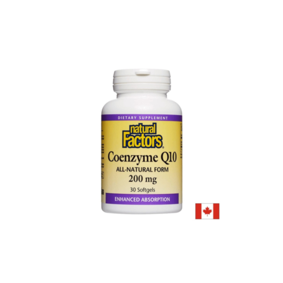 Coenzyme Q10 All-Natural Form - Коензим Q10 (Антиоксидант и кардиопротектор), 200 mg, 30 софтгел ...