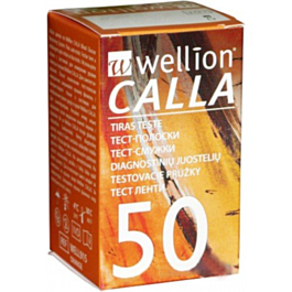 Wellion Calla Тест Ленти X 50 ️ Цена — Аптека Нове™